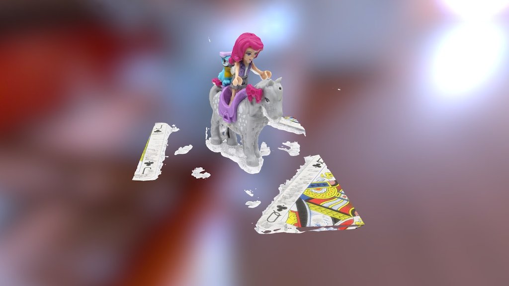 (NVA) Girl Riding Horse - 3D model by Mixed Reality Lab ...