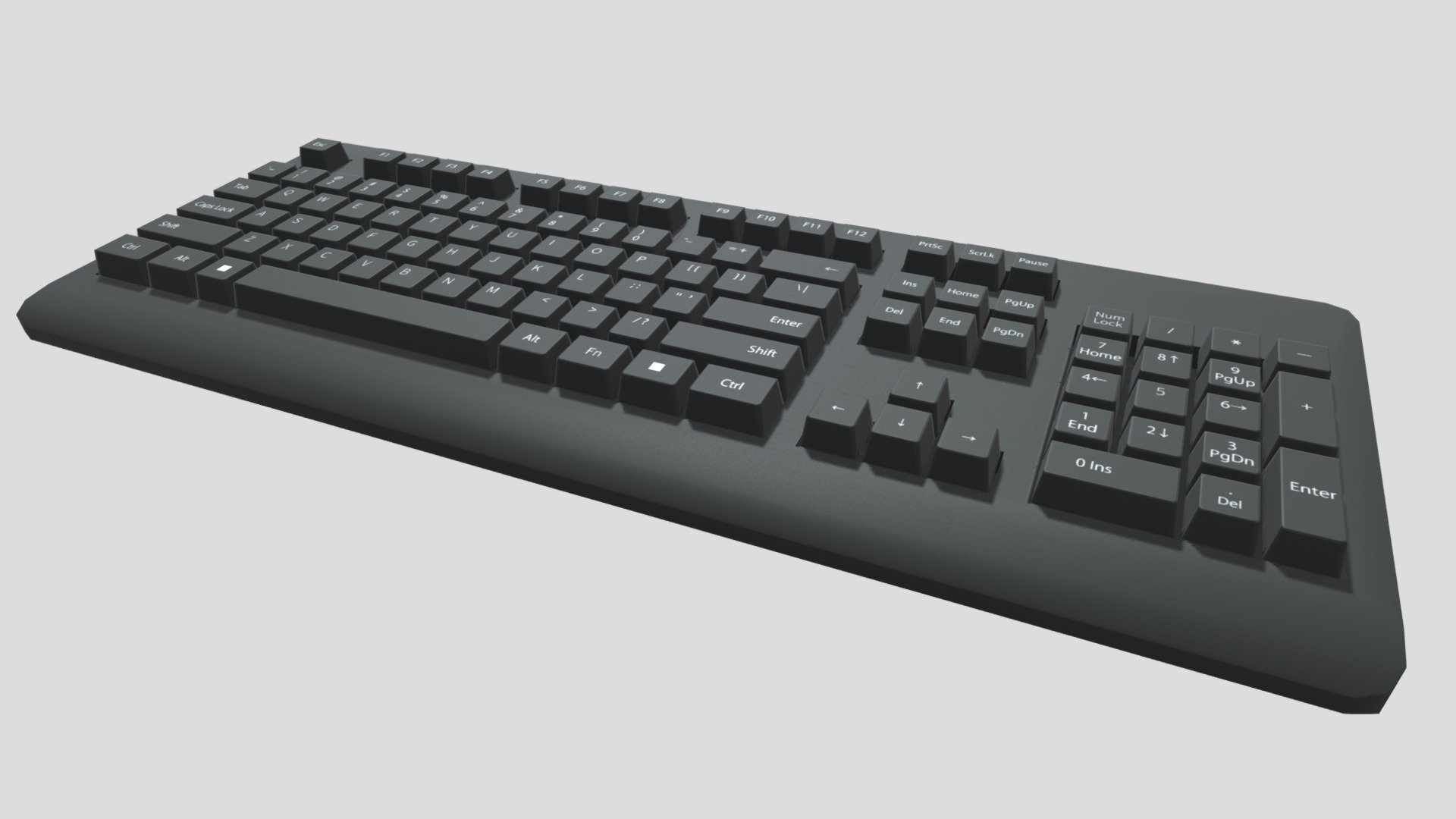 【Limited Time Offer】PC Keyboard - Download Free 3D model by AFX ...