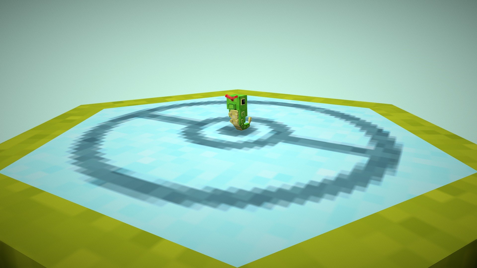 #010 Caterpie - 3D model by joshua_MDA [0c0f132] - Sketchfab