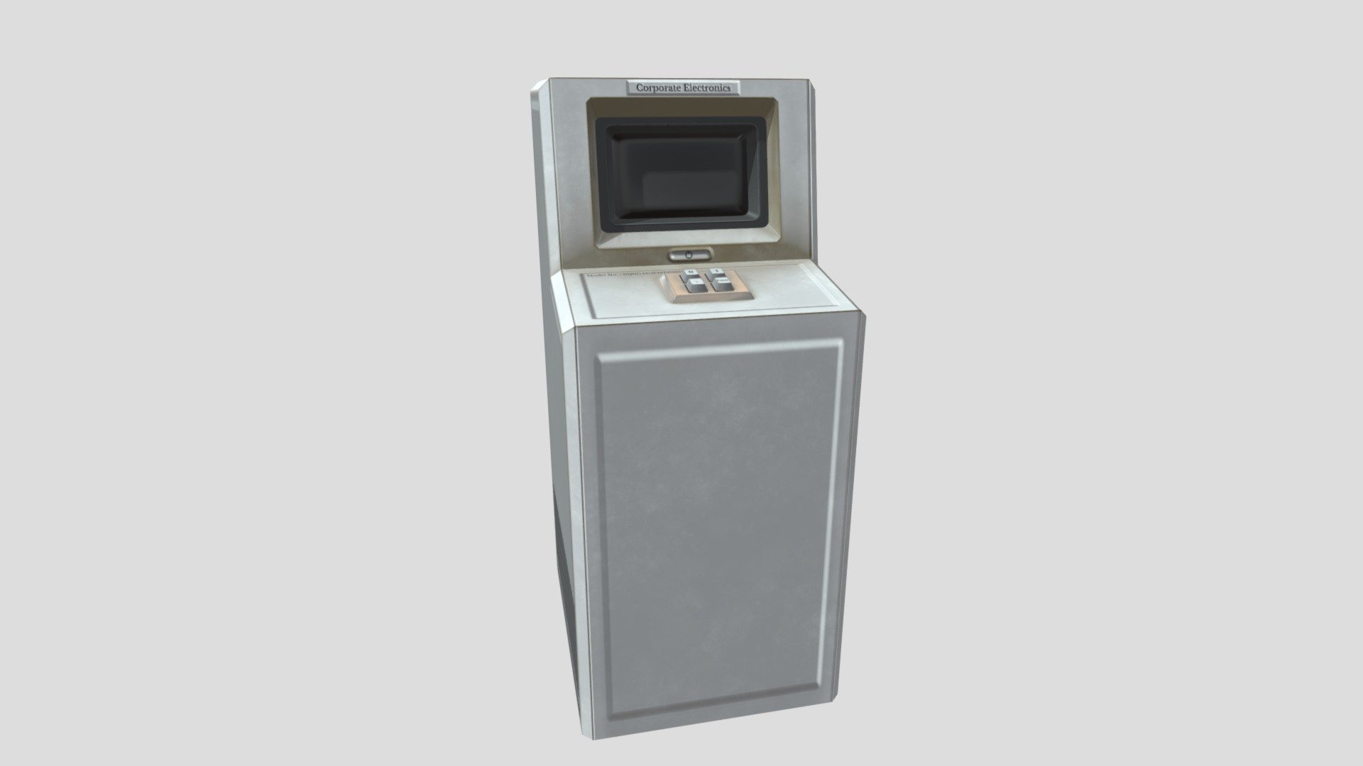 Retro Computer terminal v1 - 3D model by ThePessimisticRidgeBack ...