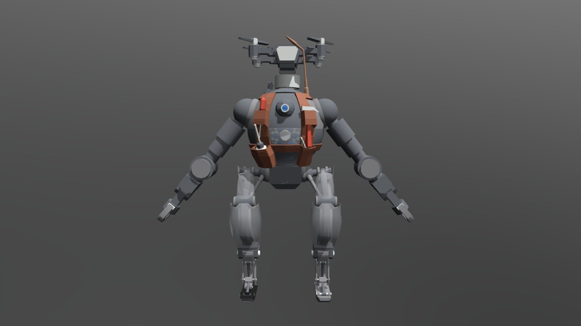 Robot And Drone Animations - 3D model by Devongod [0c1146e] - Sketchfab
