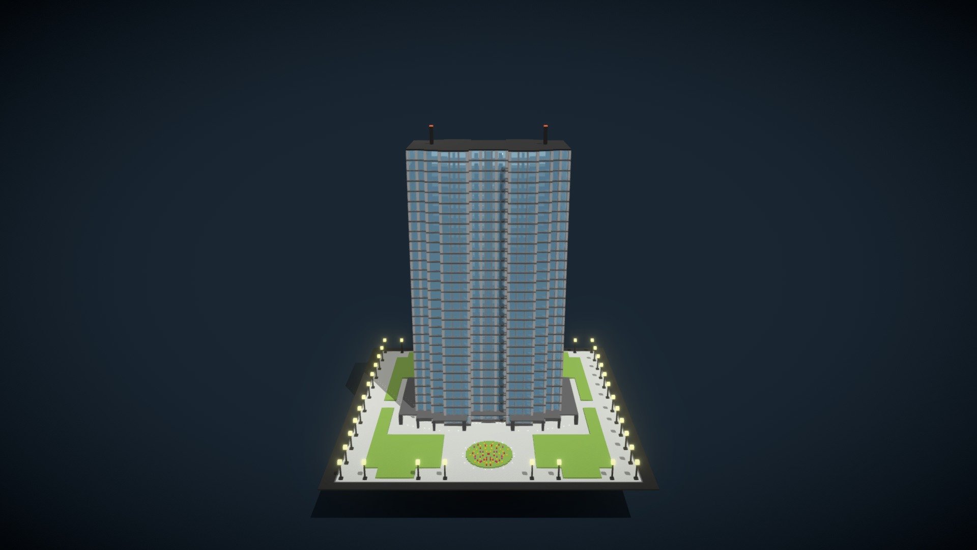 Skyscraper - Download Free 3D model by TigaLioness [0c11859] - Sketchfab