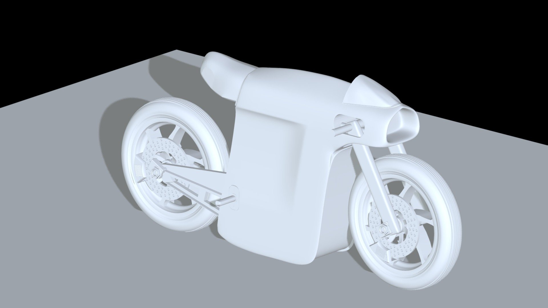 Custom Cafe Racer Motorcycle | CINEMA 4D - 3D model by Arnau Ros ...