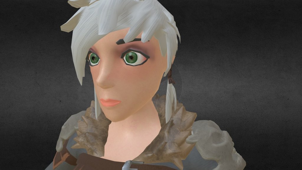 Scarlett with Textures (WIP) - 3D model by Miles (@littlemeacham ...