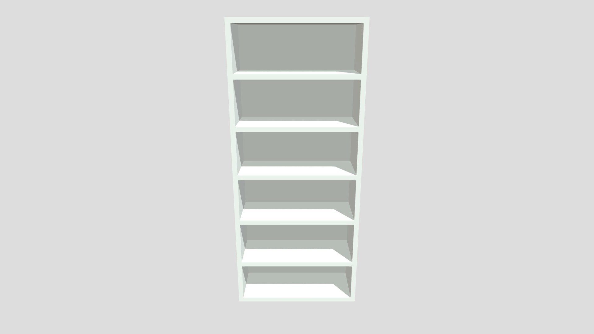 Single Side Bookshelf - Download Free 3D model by WolfzEvergreen ...