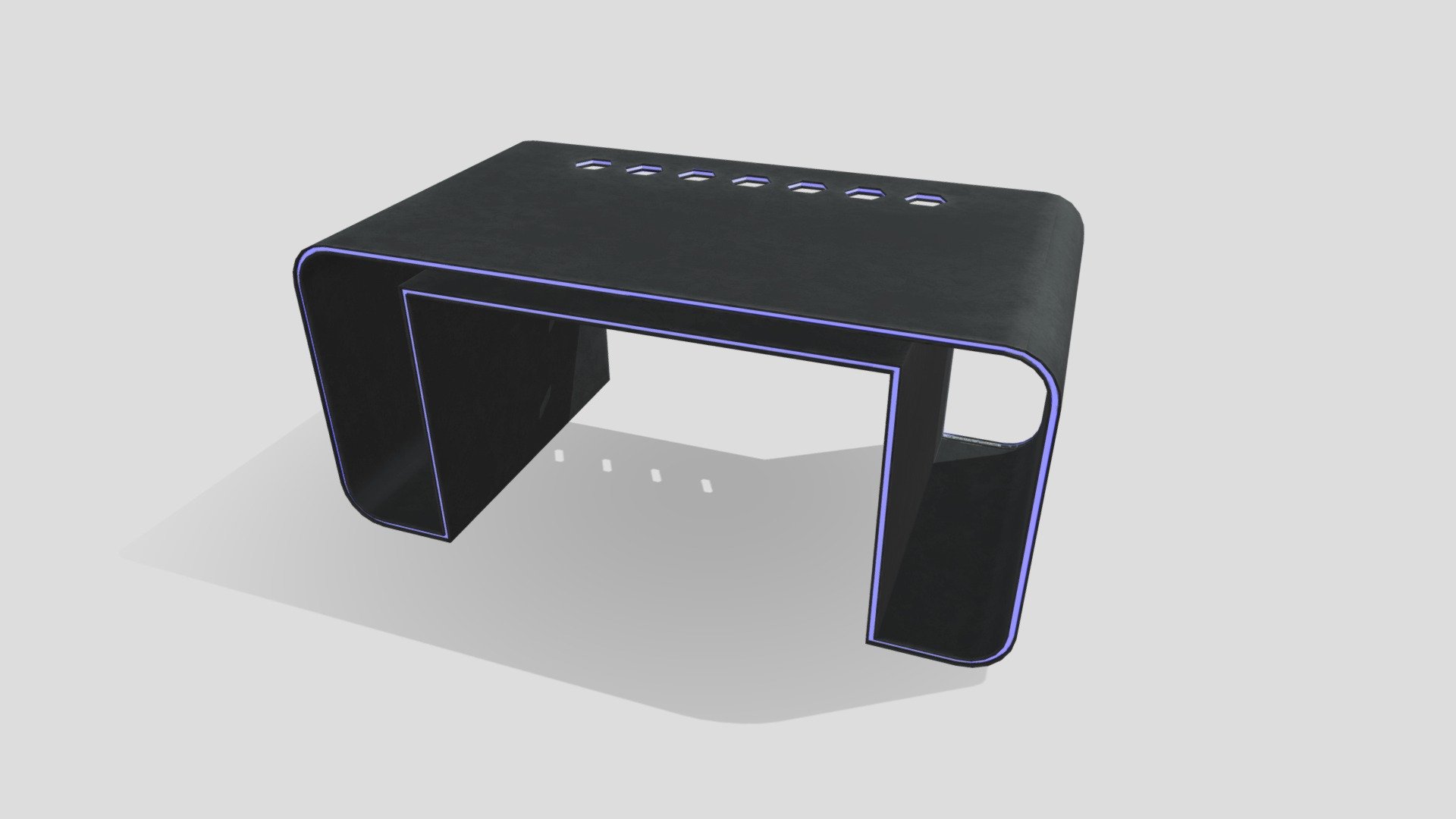 computer desk - Buy Royalty Free 3D model by rebuilderai (@RebuilderAI ...