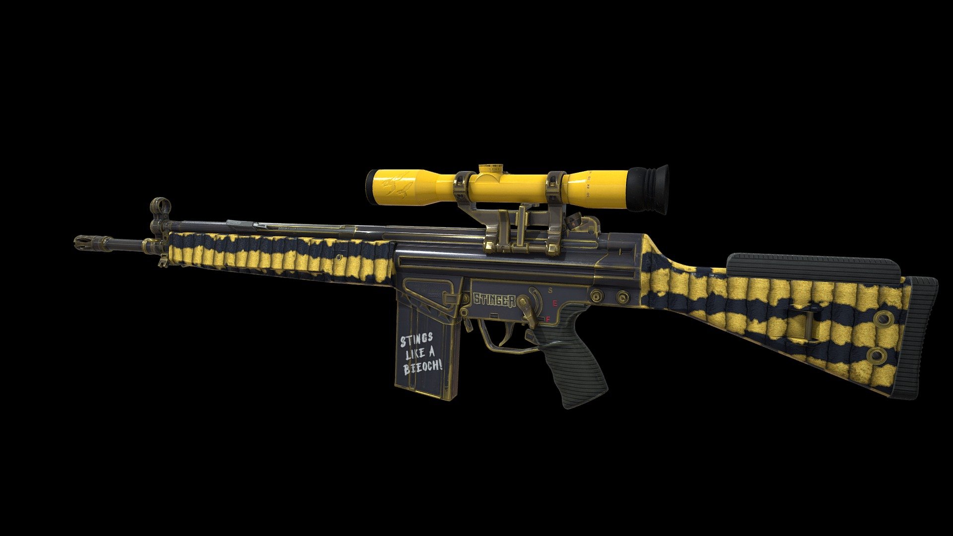 G3SG1 / Stinger - 3D model by jetpackers [0c1edad] - Sketchfab