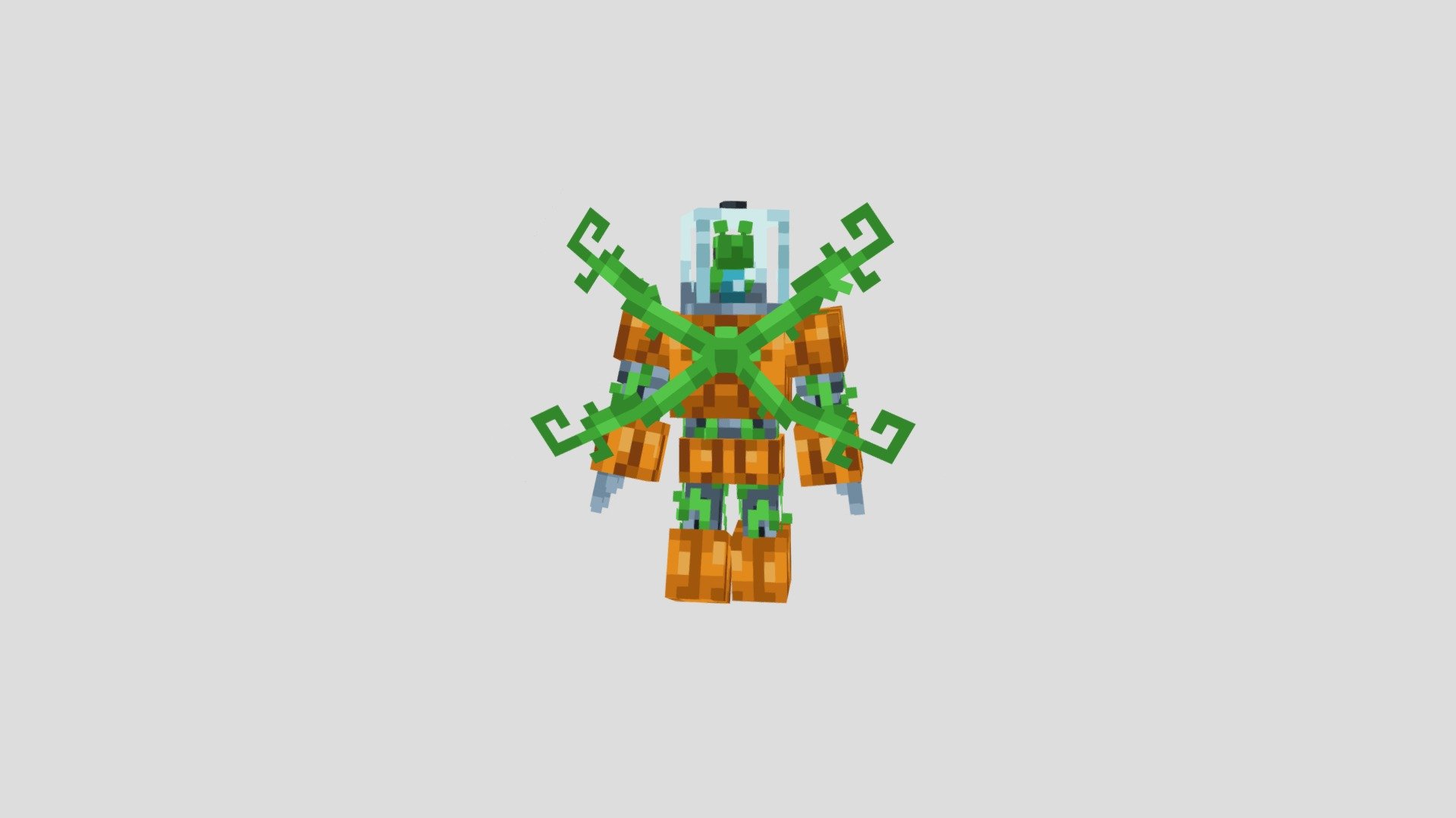 Pumpkinator - 3D model by xAcer94x [0c1f4cd] - Sketchfab