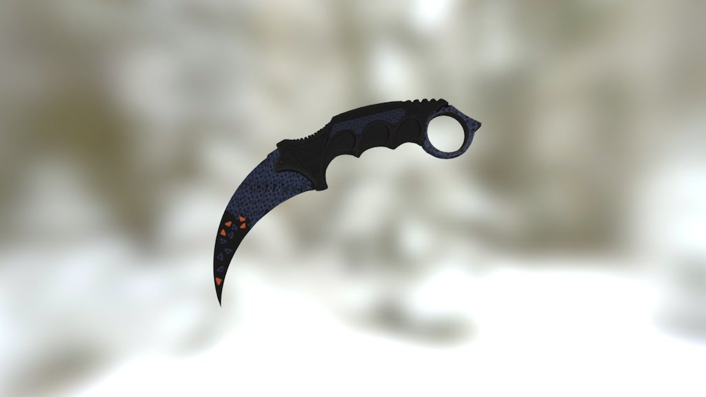 Karambit Diamond Tip - 3D model by foxymamaftw [0c1febb] - Sketchfab