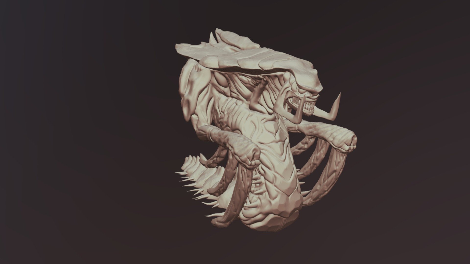 Hydralisk Sculpt - 3D model by Kilamanjarus [0c201f8] - Sketchfab