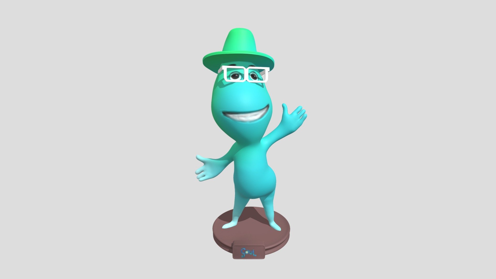 Soul Disney Pixar 3D print model - 3D model by playdesign [0c2141f ...