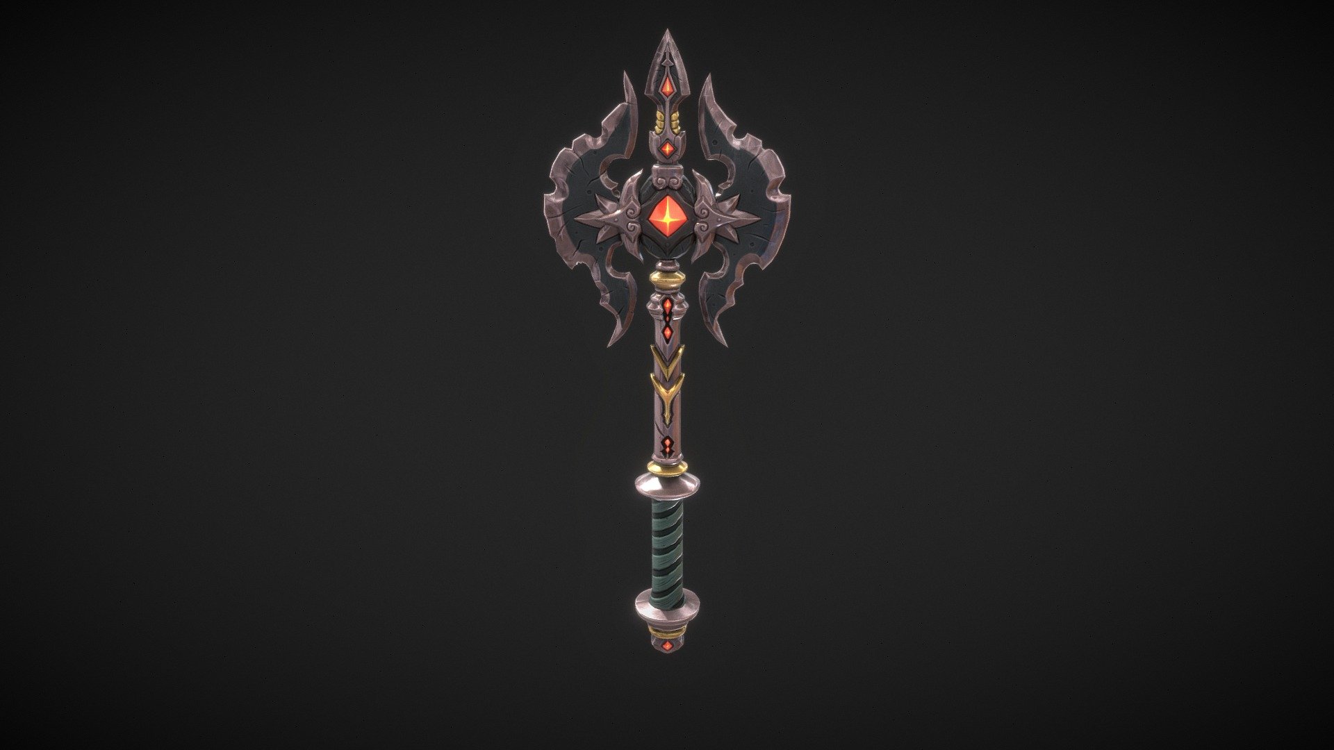 Stylized Axe - 3D model by yannorato [0c219d0] - Sketchfab