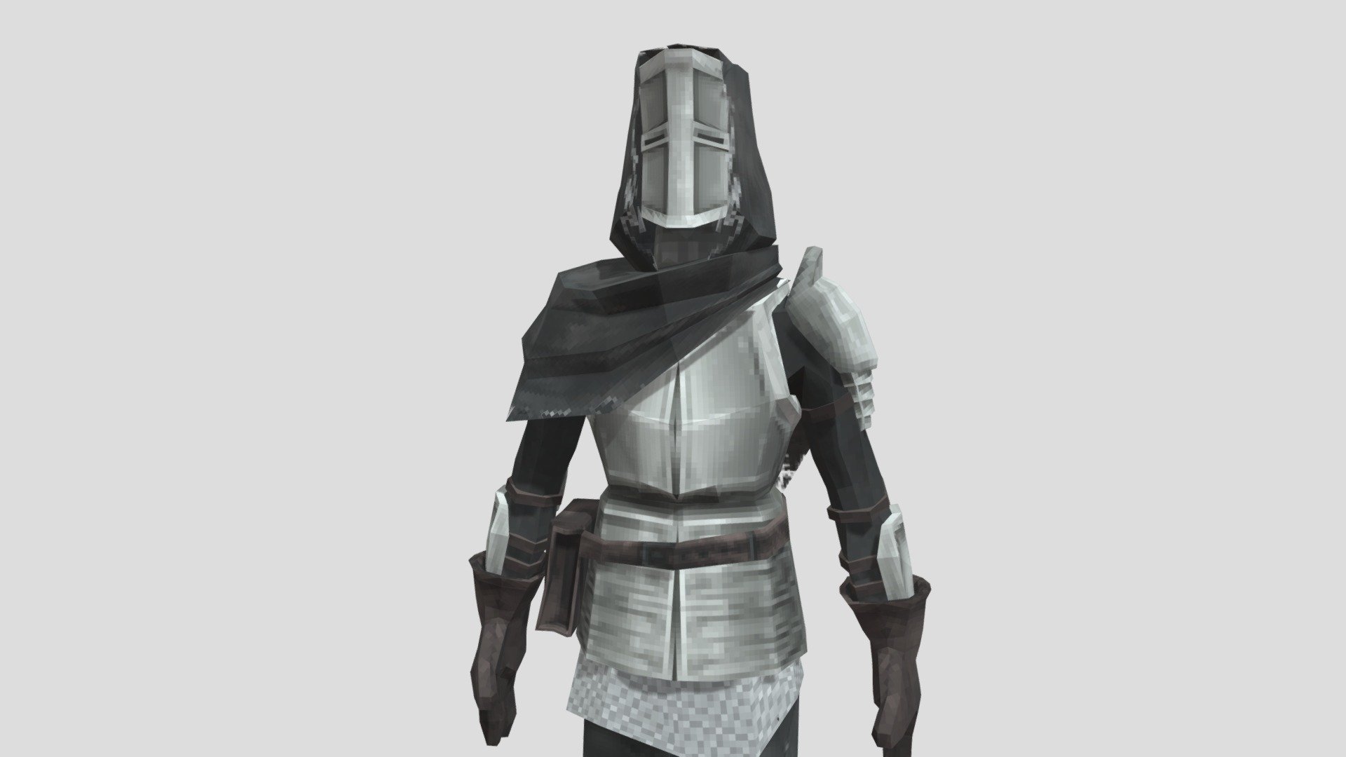The Traveller - Low Poly Knight Character - 3D model by kubaaak ...