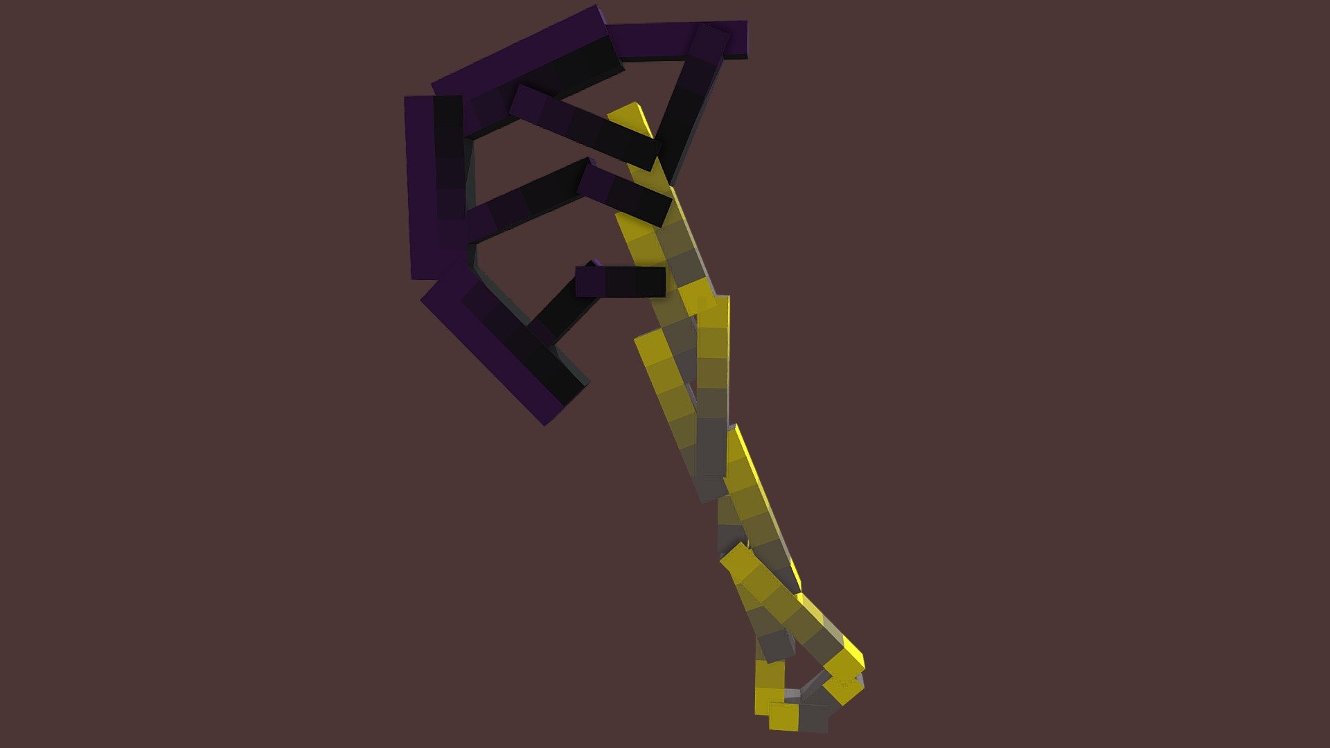 [Minecraft] Netherite Axe - Download Free 3D model by BasicModel ...