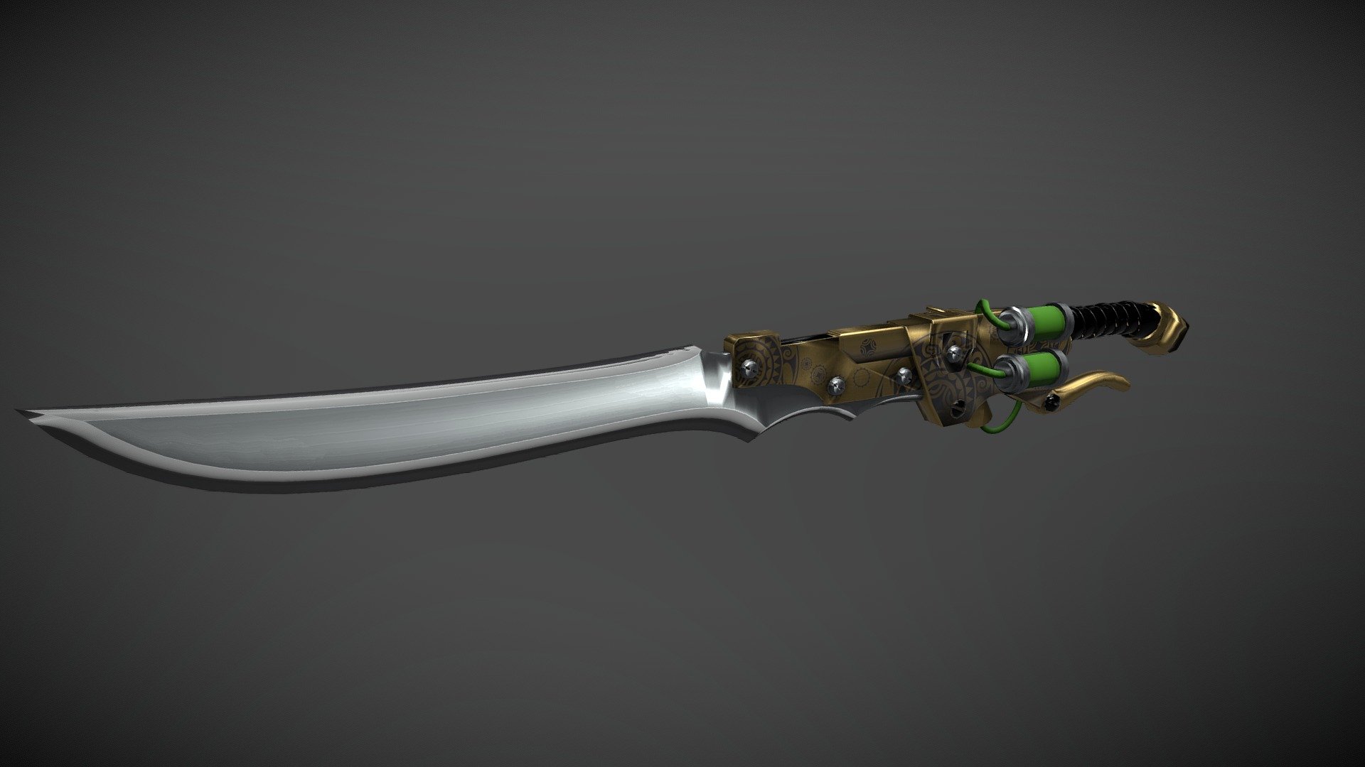 STEAMPUNK SWORD - 3D model by Luca Solfa (@solfaluca) [0c24db9] - Sketchfab