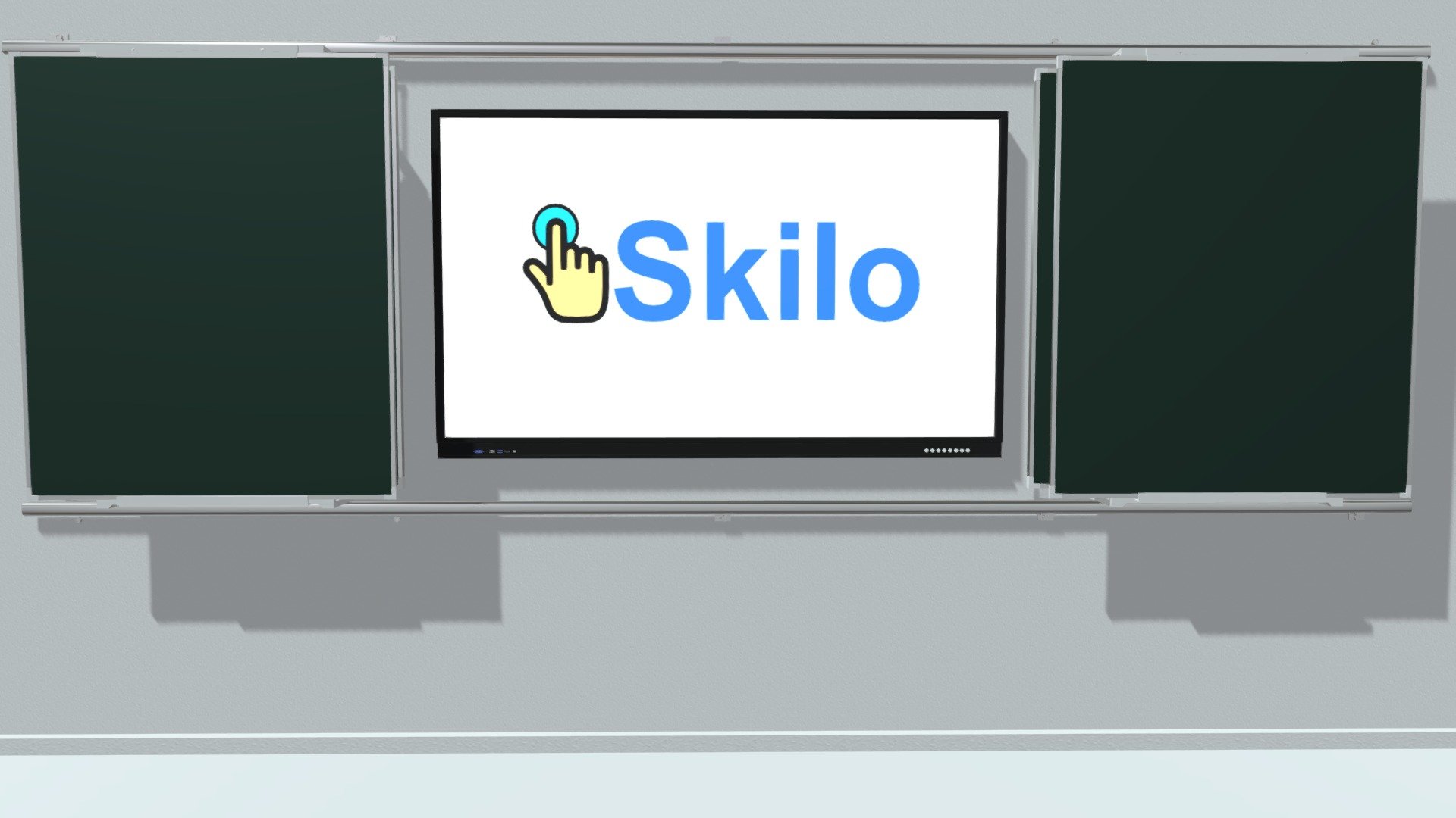 Рельсовая система с интерактивной панелью - 3D model by SKILO [0c26878 ...