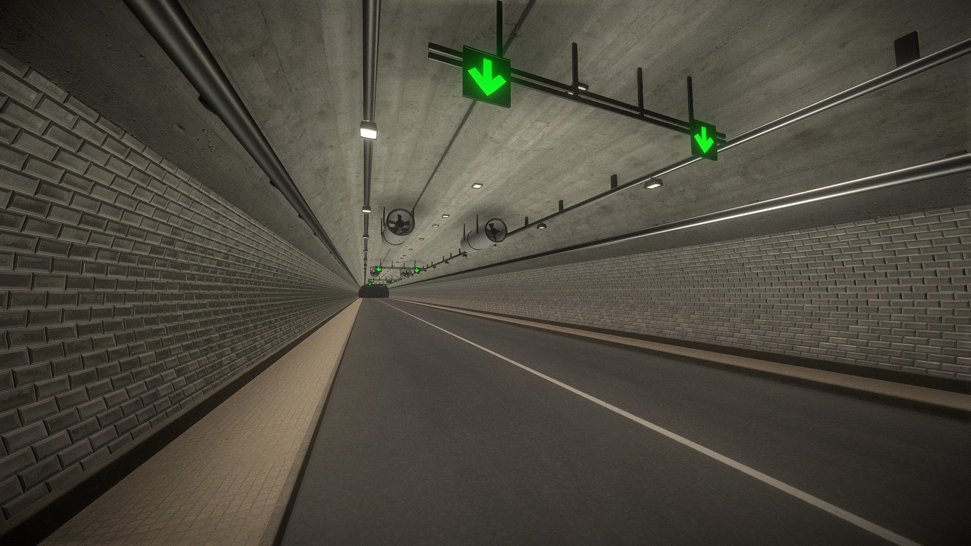 Simple Road Tunnel - Buy Royalty Free 3D model by Naudaff3D [0c279f2 ...