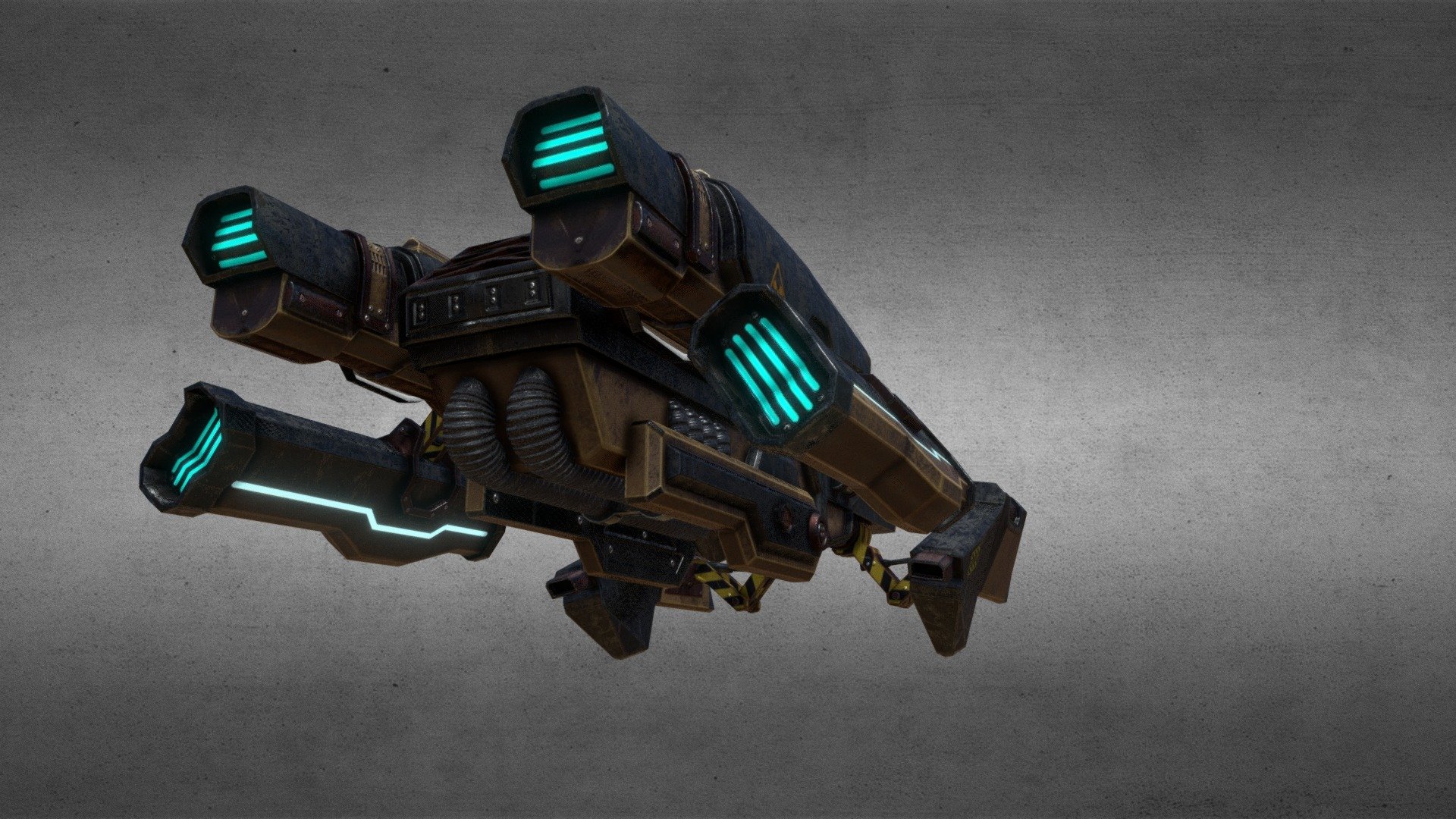 CG 2017 SpaceShip - 3D model by GermainPironet [0c2994f] - Sketchfab