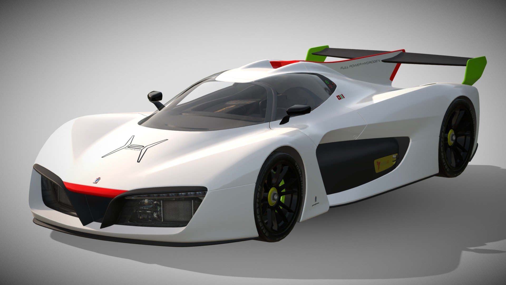 2017 Automobili Pininfarina H2 Speed Concept - Download Free 3D model ...