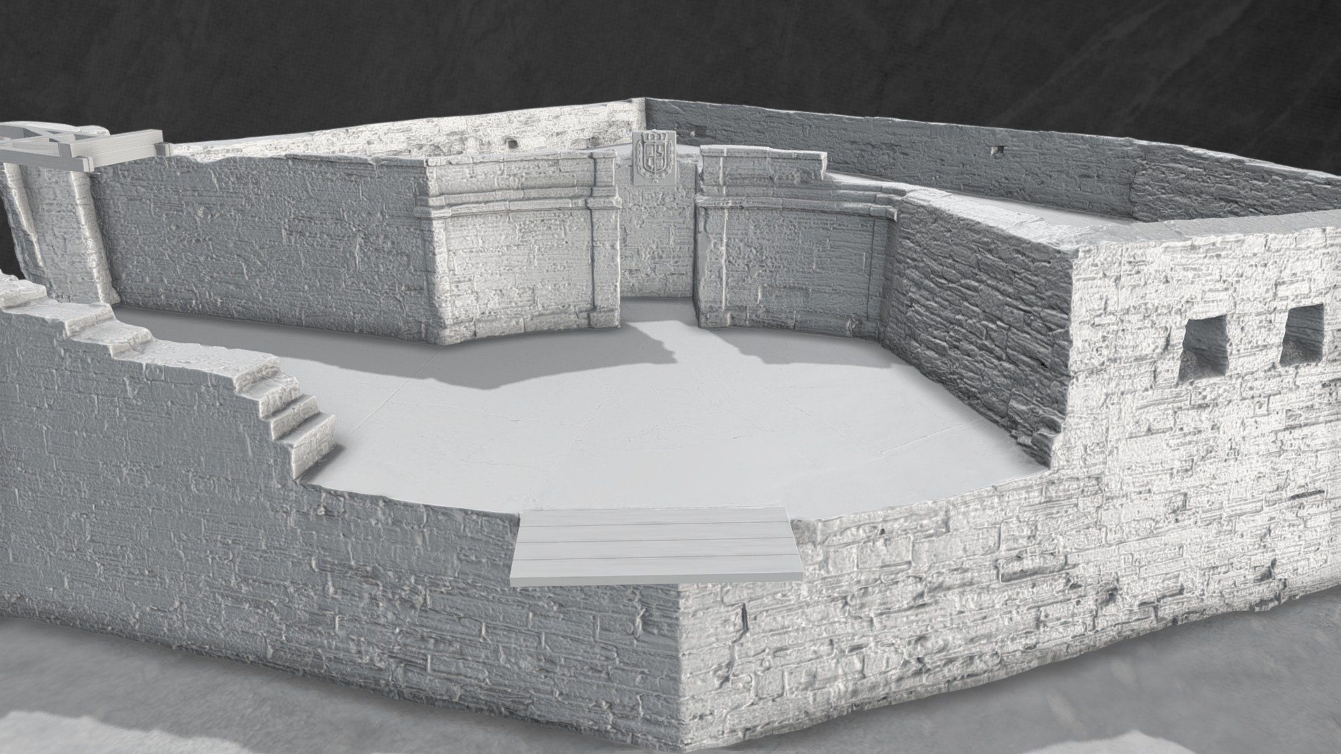 Ravelin at Castillo de San Marcos - 3D model by University of South ...