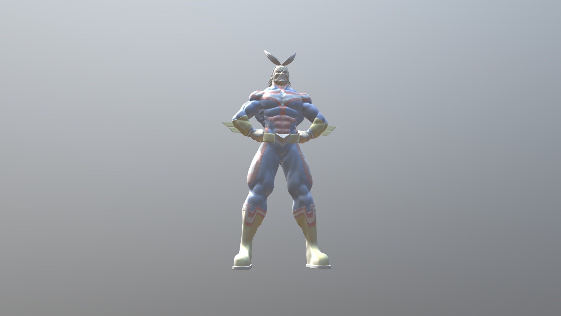 All Might - 3D model by Tovar1 [0c2d495] - Sketchfab