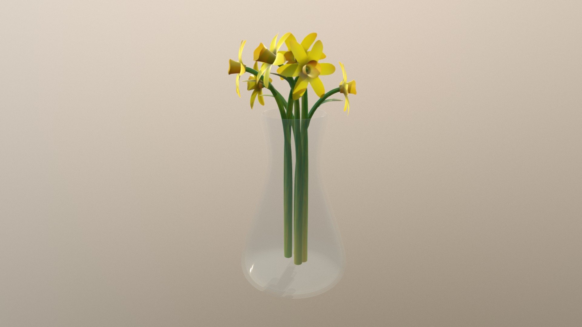 Daffodil - 3D model by boris.the.alien [0c2dd0f] - Sketchfab