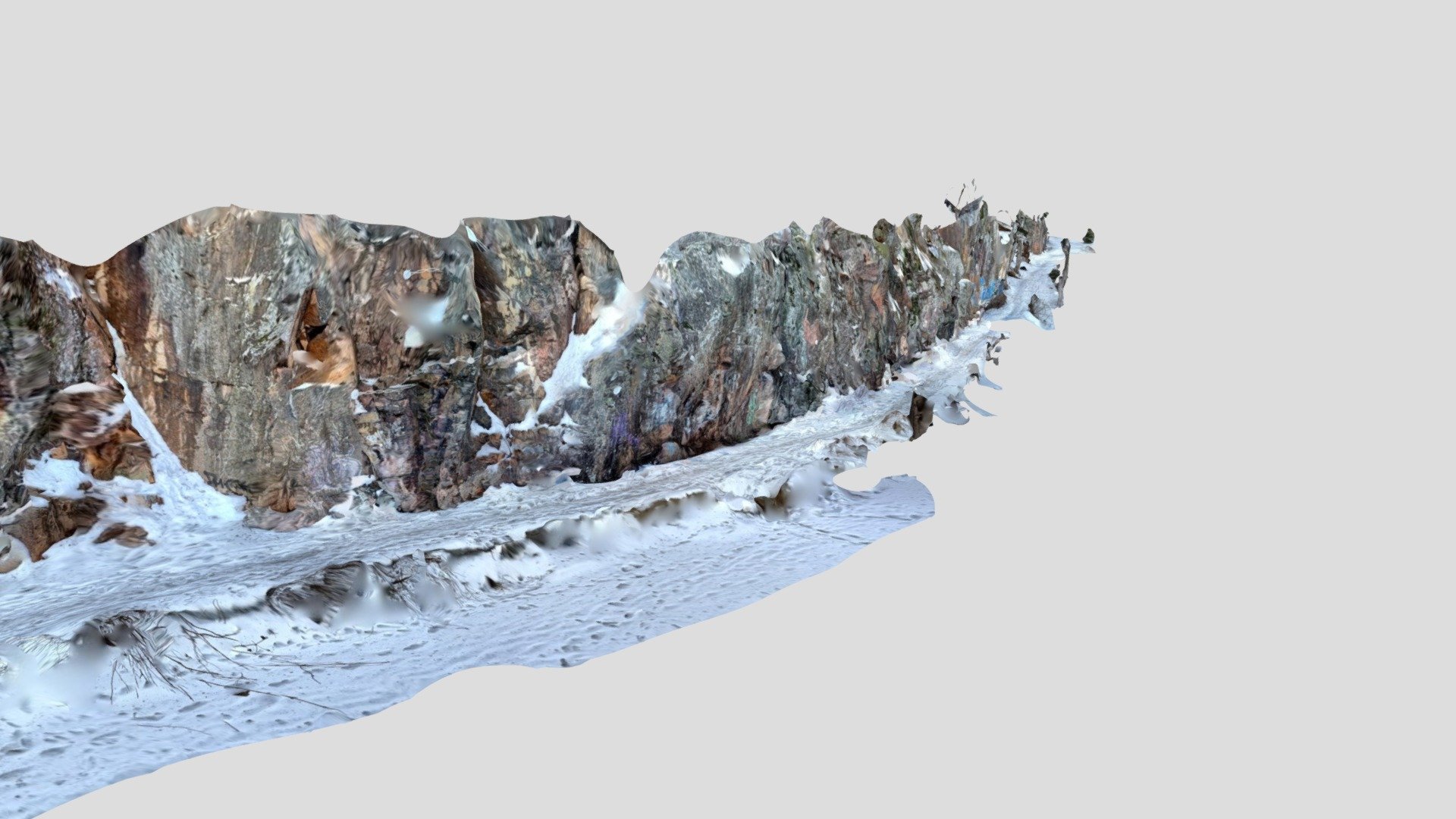 Rock wall - Download Free 3D model by NGI-GBV2022 [0c2f523] - Sketchfab