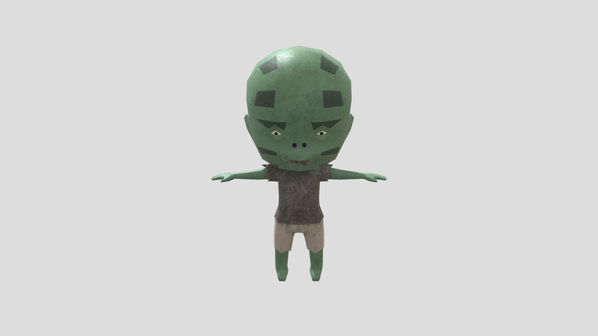 Chibi Orc - 3D model by Techno-Universal [0c30c51] - Sketchfab