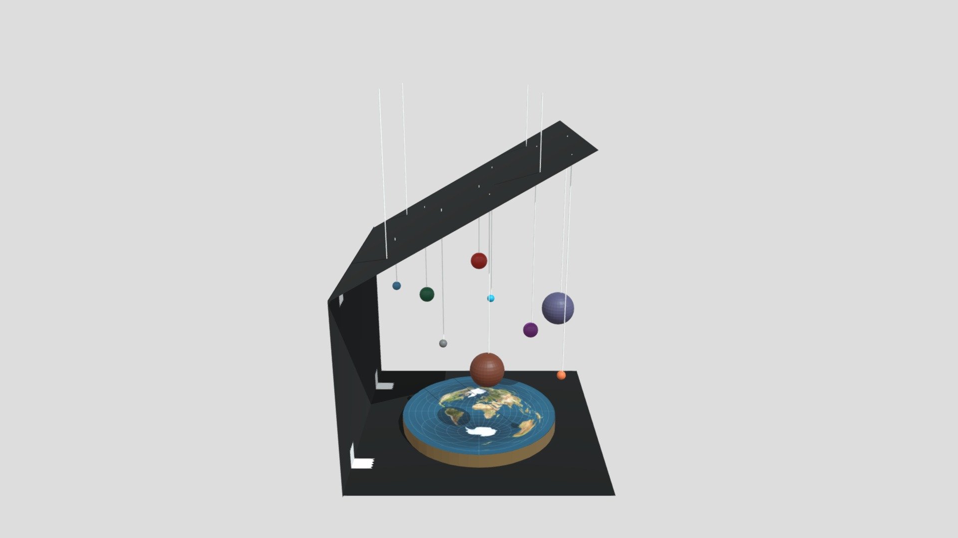 Model Of The Solar System (Literally) - Download Free 3D model by ...