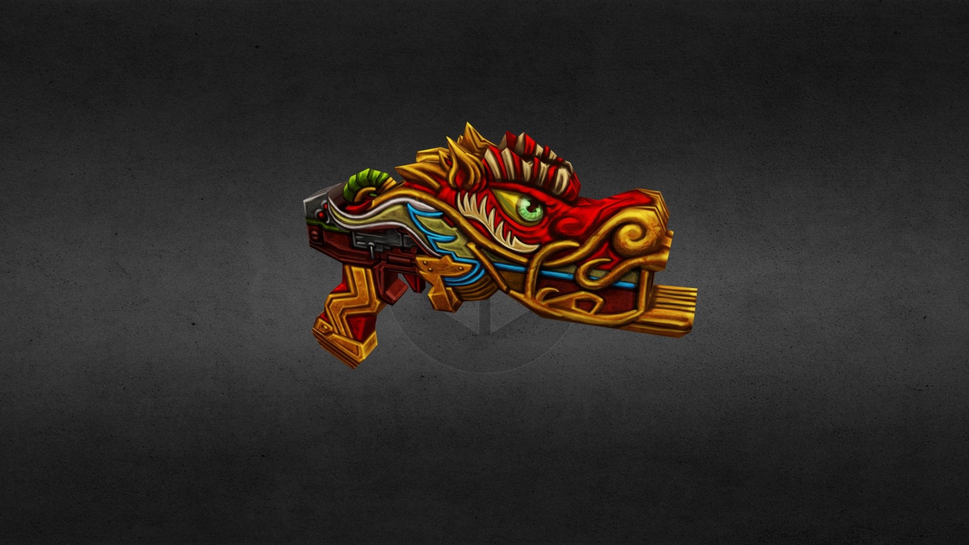 Gun_China - 3D model by CC (@ccsf) [0c330f3] - Sketchfab