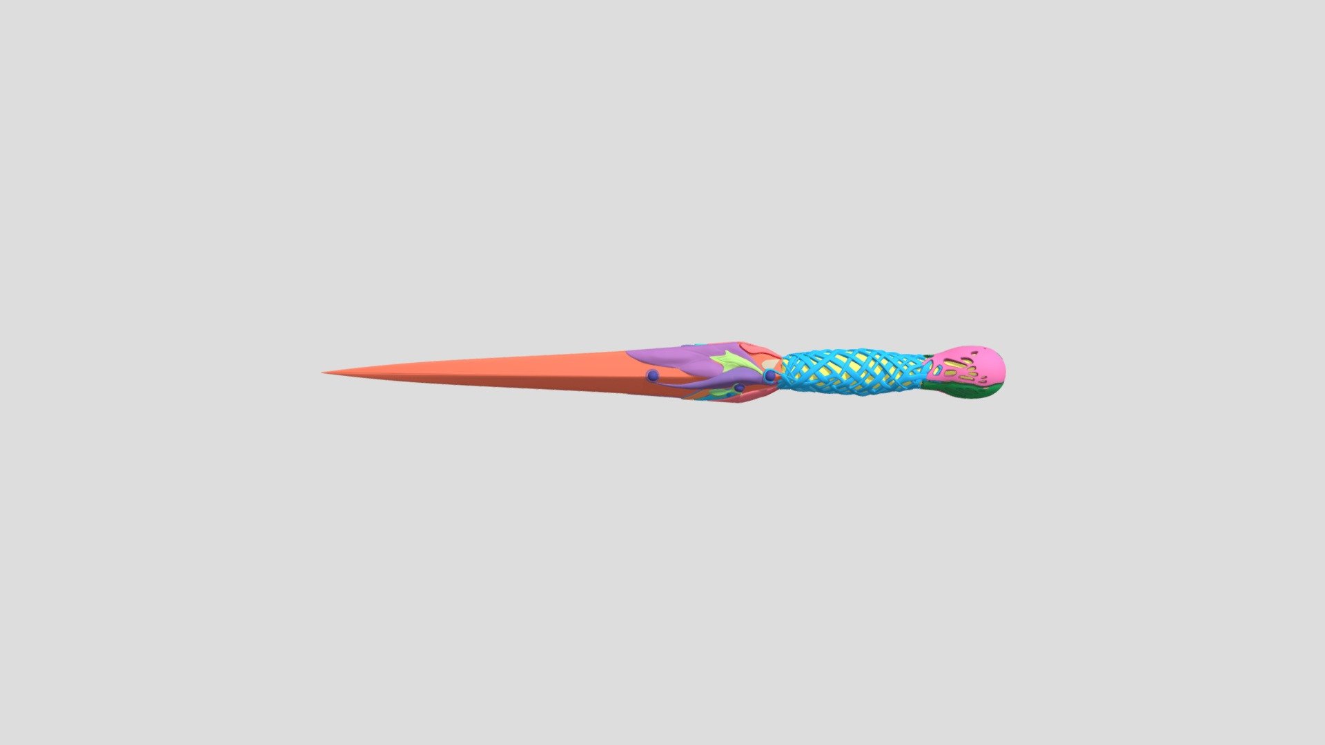 Dagger - UV Mapping Test - 3D model by GeovsTV [0c33392] - Sketchfab