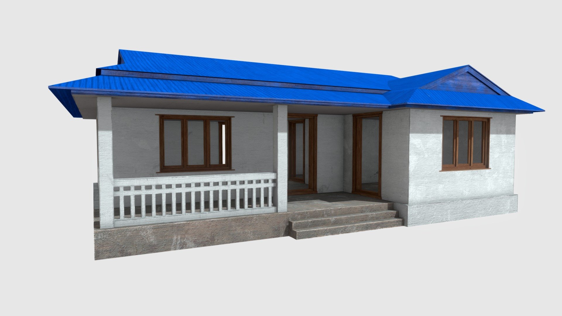 Sturdy House - Buy Royalty Free 3D model by HowardCoates [0c33fc3 ...