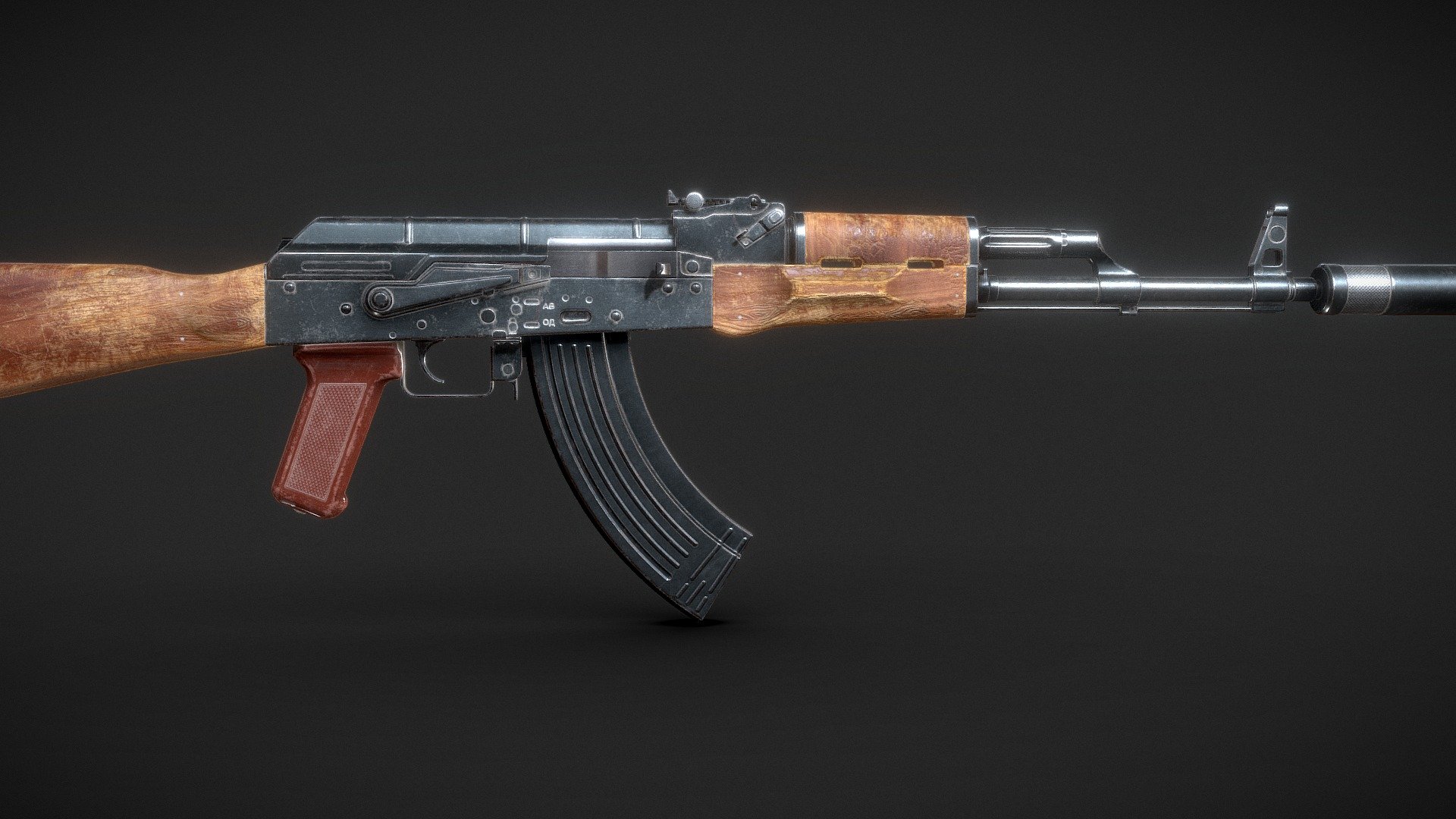 AKM - 3rd Attempt - 3D model by Jalalzai [0c33fed] - Sketchfab