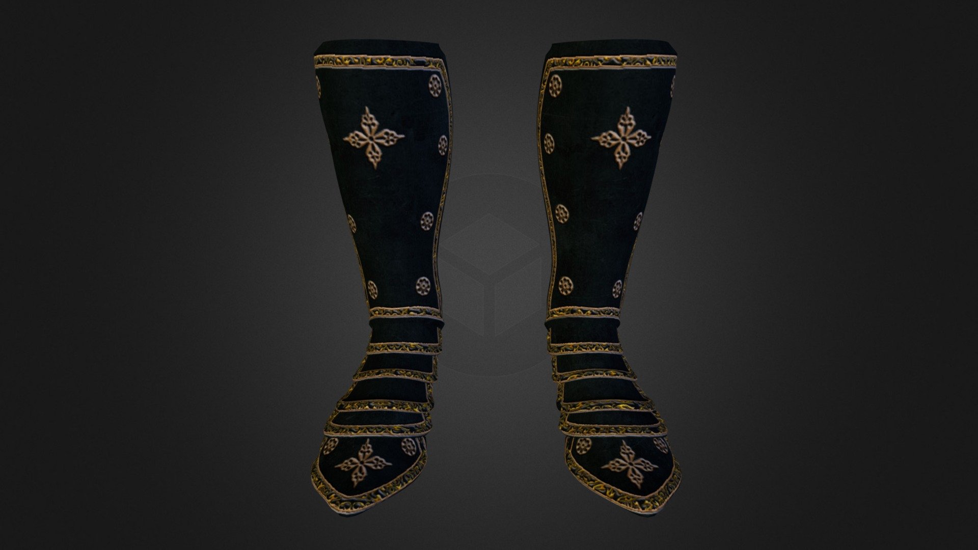 Gothic Knight Armor - Greaves - 3D model by beholdmidia [0c34ee8 ...