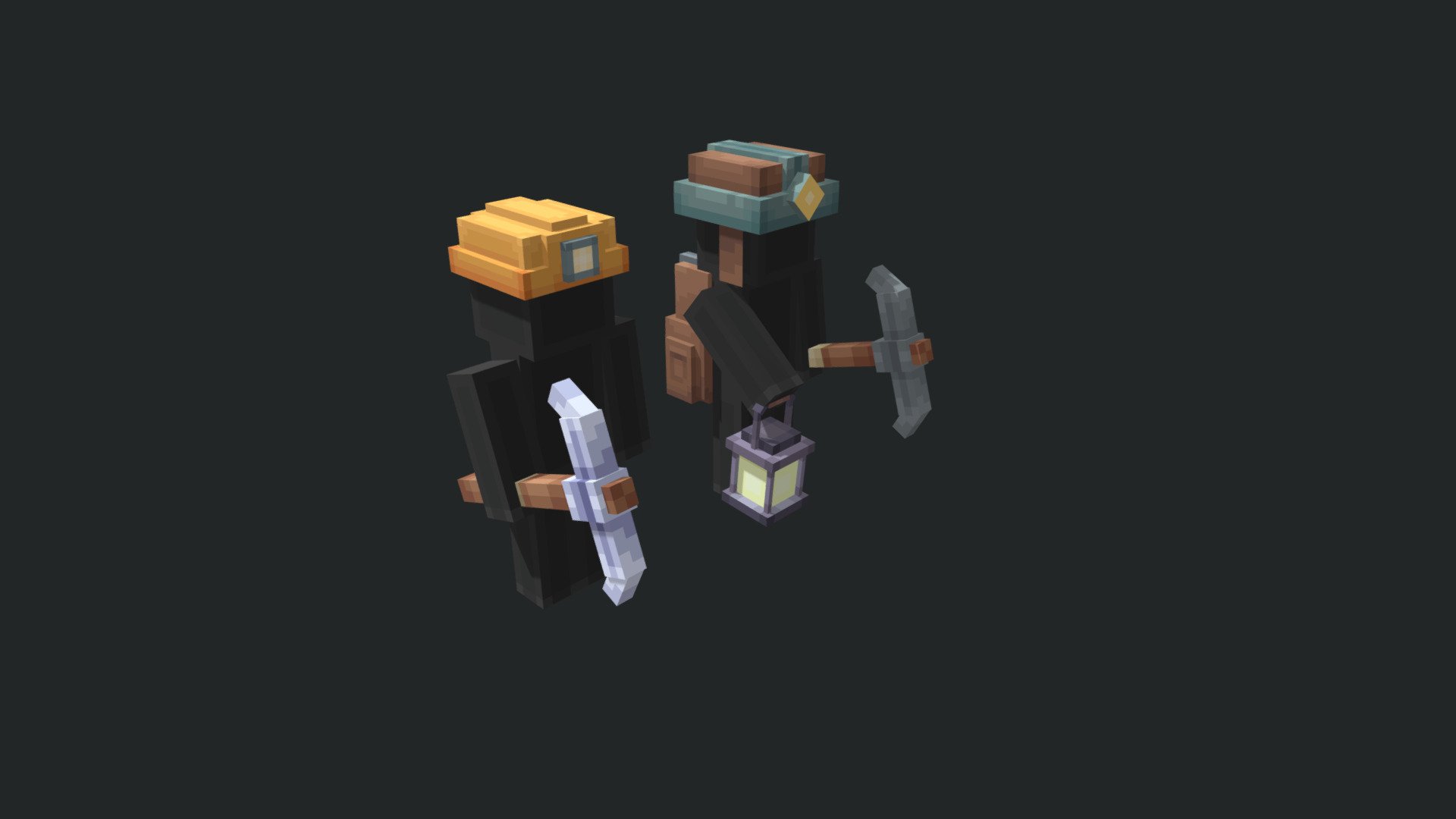 Miner pack - 3D model by modeler_panz [0c3786c] - Sketchfab