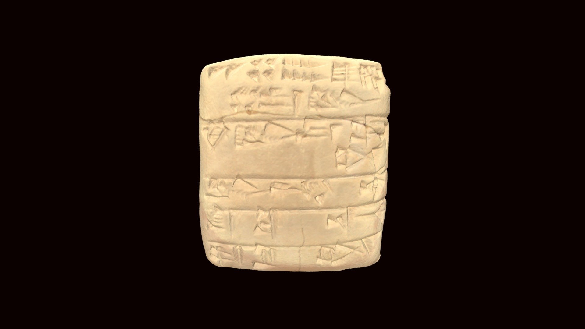 Cuneiform Tablet HMANE1899.2.393 - 3D model by Harvard Museum of the ...