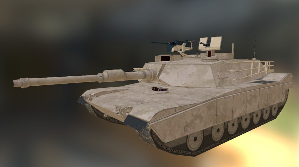 M1A2 Abrams Tank - 3D model by P.Mango (@manglerftw) [0c37e34] - Sketchfab