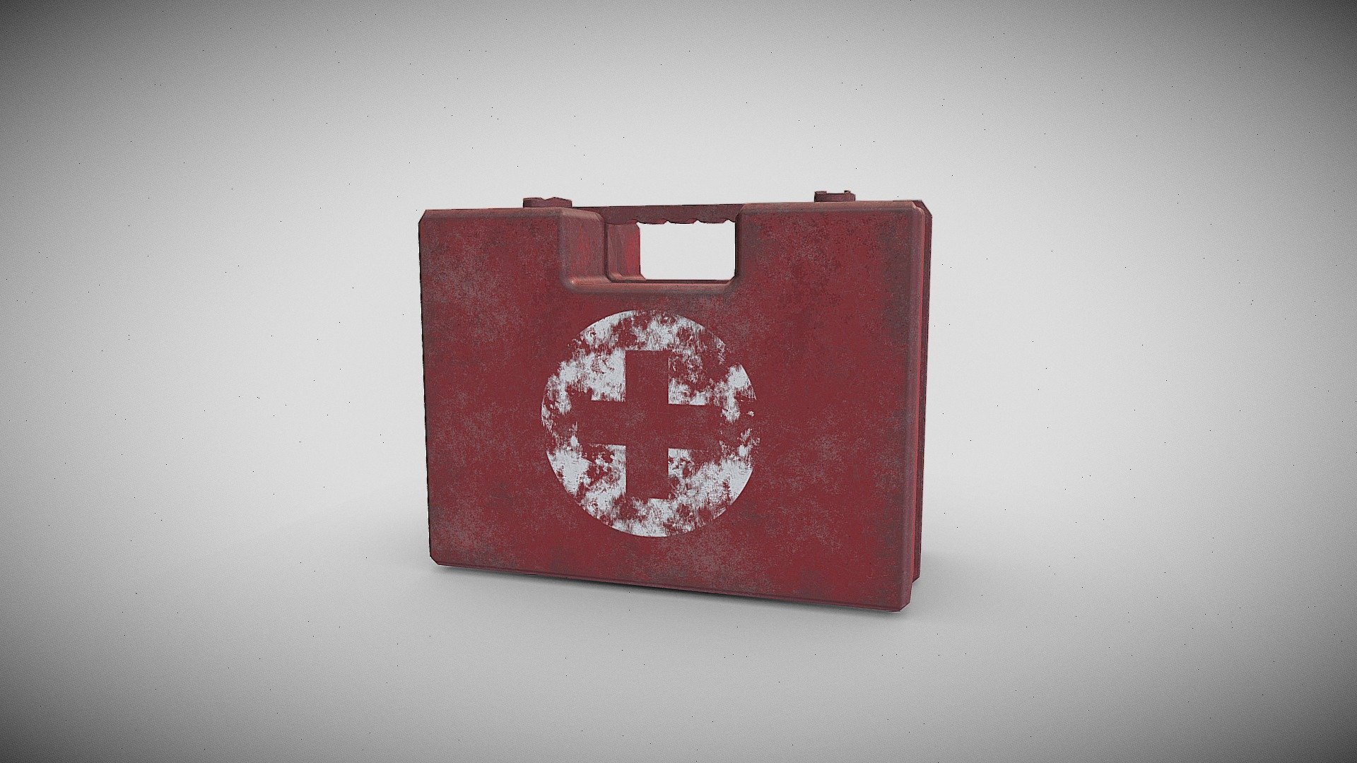 dirty red Medkit - Download Free 3D model by dominikborovicka [0c37f79 ...