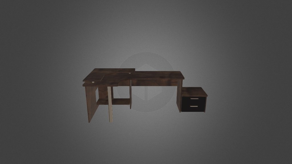 PC table - 3D model by Jan Orel (@orliqq) [0c3a933] - Sketchfab