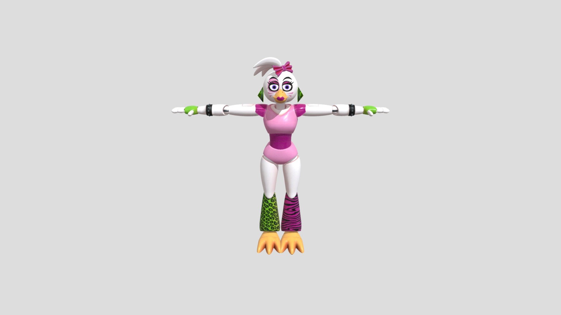 Glamrock Chica Security Breach 3d Model By Spider Zip3 [0c3b2e1
