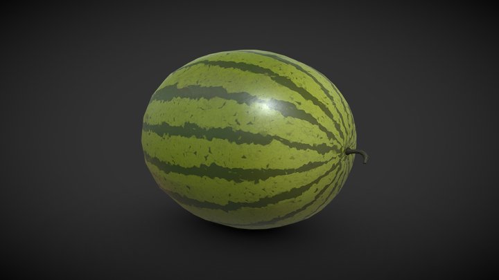 Watermelon 3D models - Sketchfab
