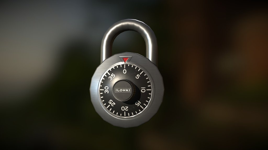 Combination Lock Dial - 3D model by duncanbellsa [0c3d306] - Sketchfab