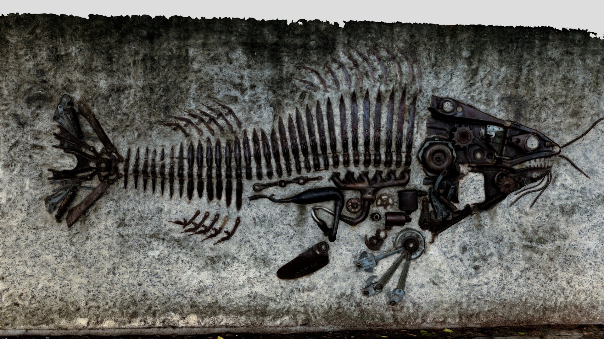 Fossil fish - Christopher Trotter 1995 - Download Free 3D model by ...