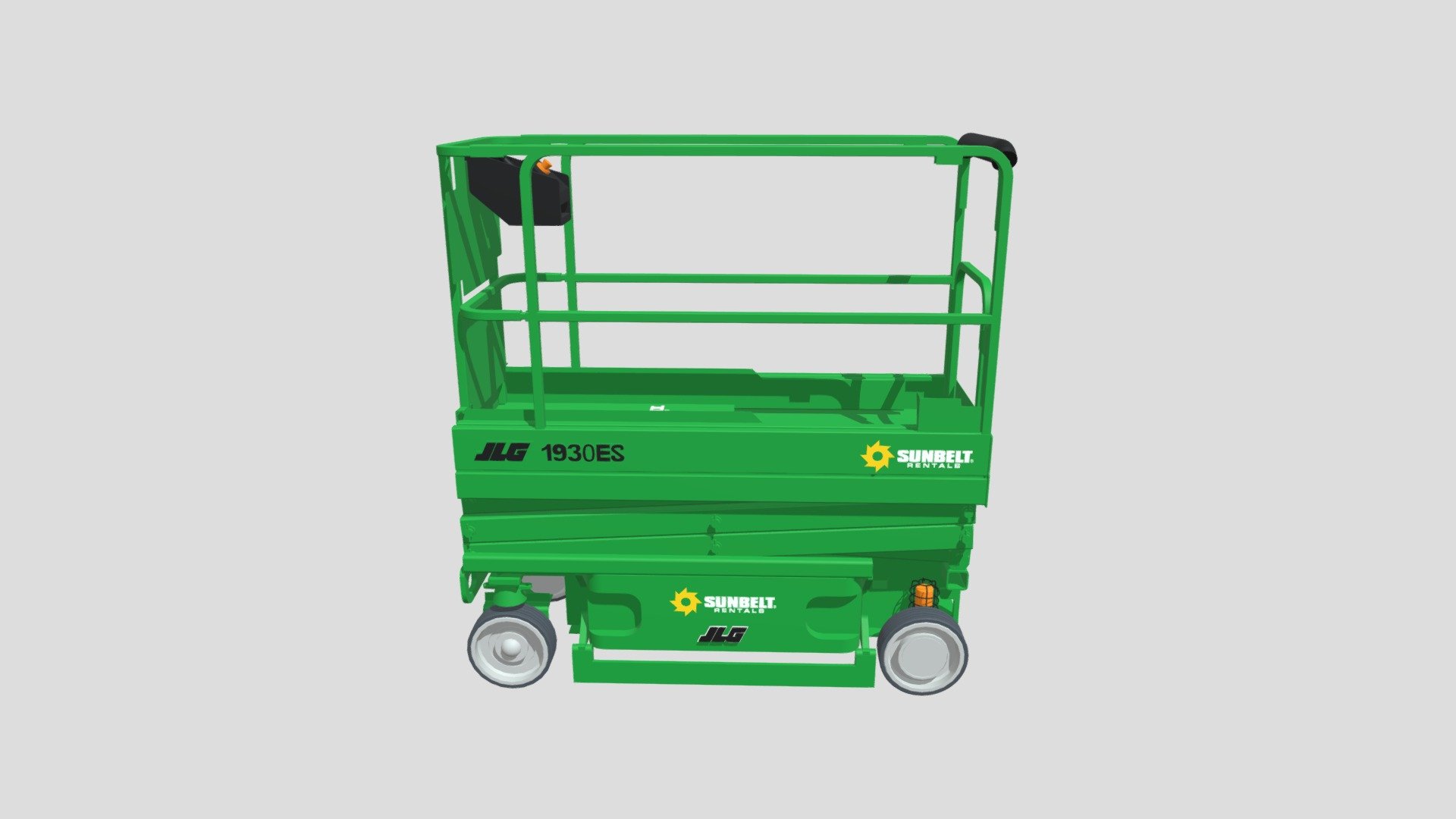 Sunbelt Rentals Electric Scissor Lift 1930ES - 3D model by bimstore ...