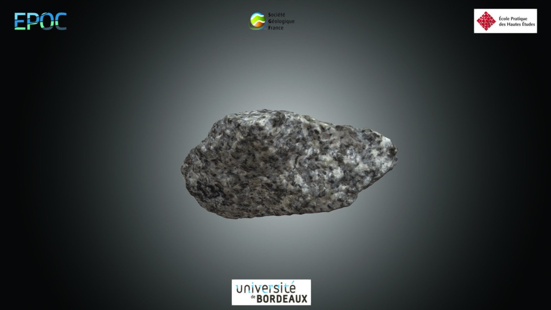 Roche - Granite gris - Download Free 3D model by Société Géologique de ...