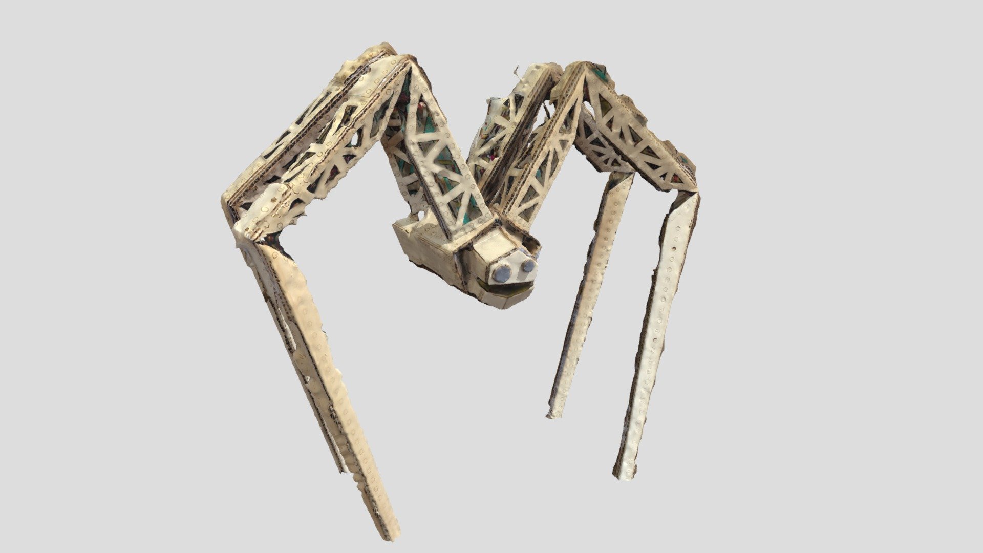 Cardboard Spider - Rough Clean - 3D model by greengiant83x [0c4492b ...