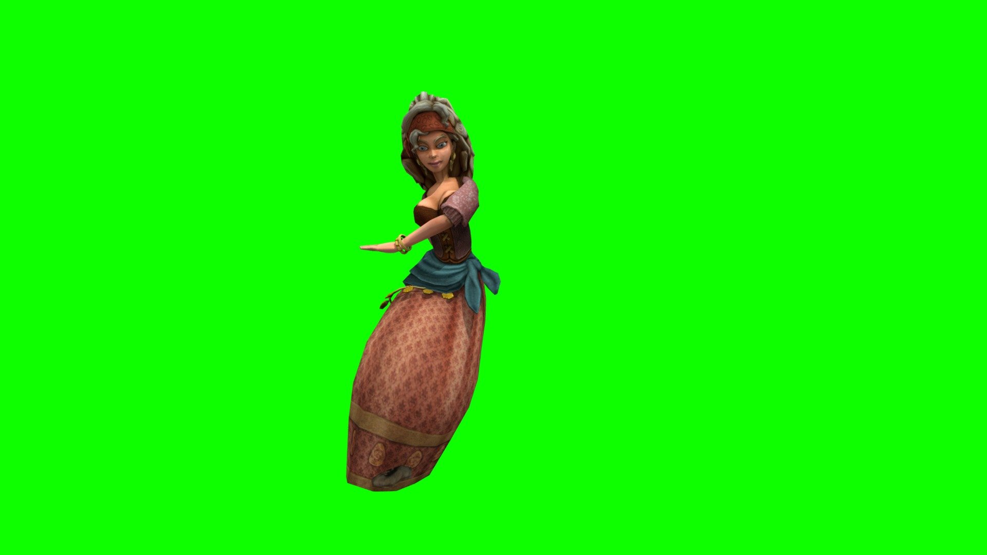 634230008 Peasant Girl Hip Hop Dancing - Download Free 3D model by ...