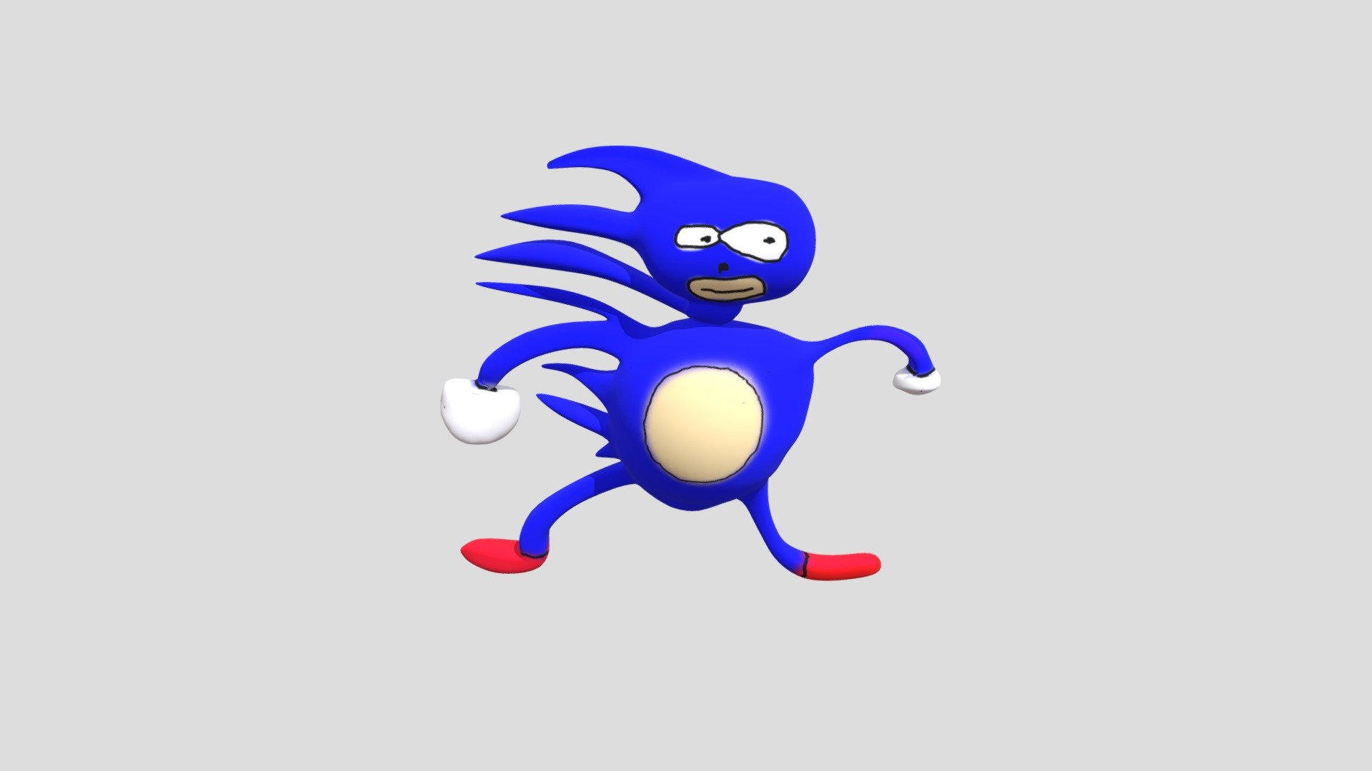 Sanic - Download Free 3D model by Sanic Team Model Archive (@sanicteam ...
