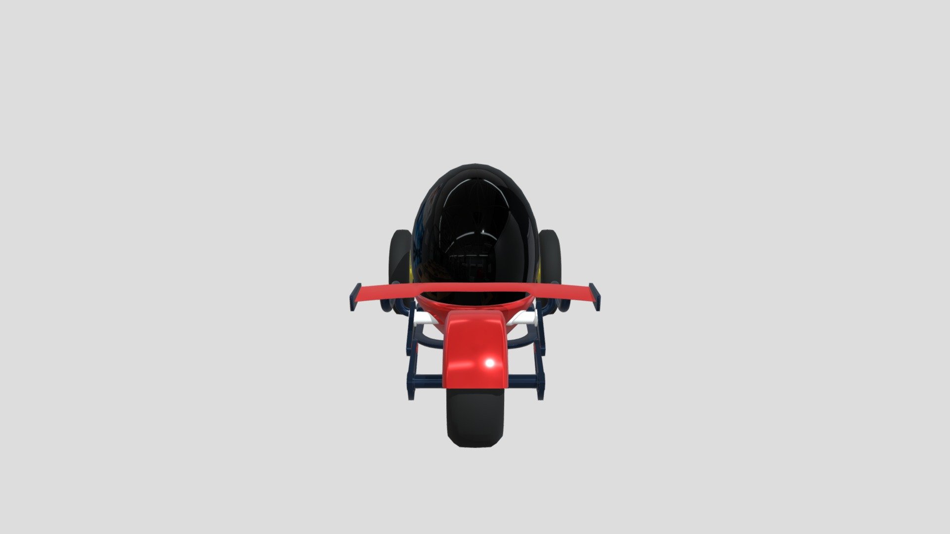 Futuristic rounded-shaped automobile - Download Free 3D model by ...