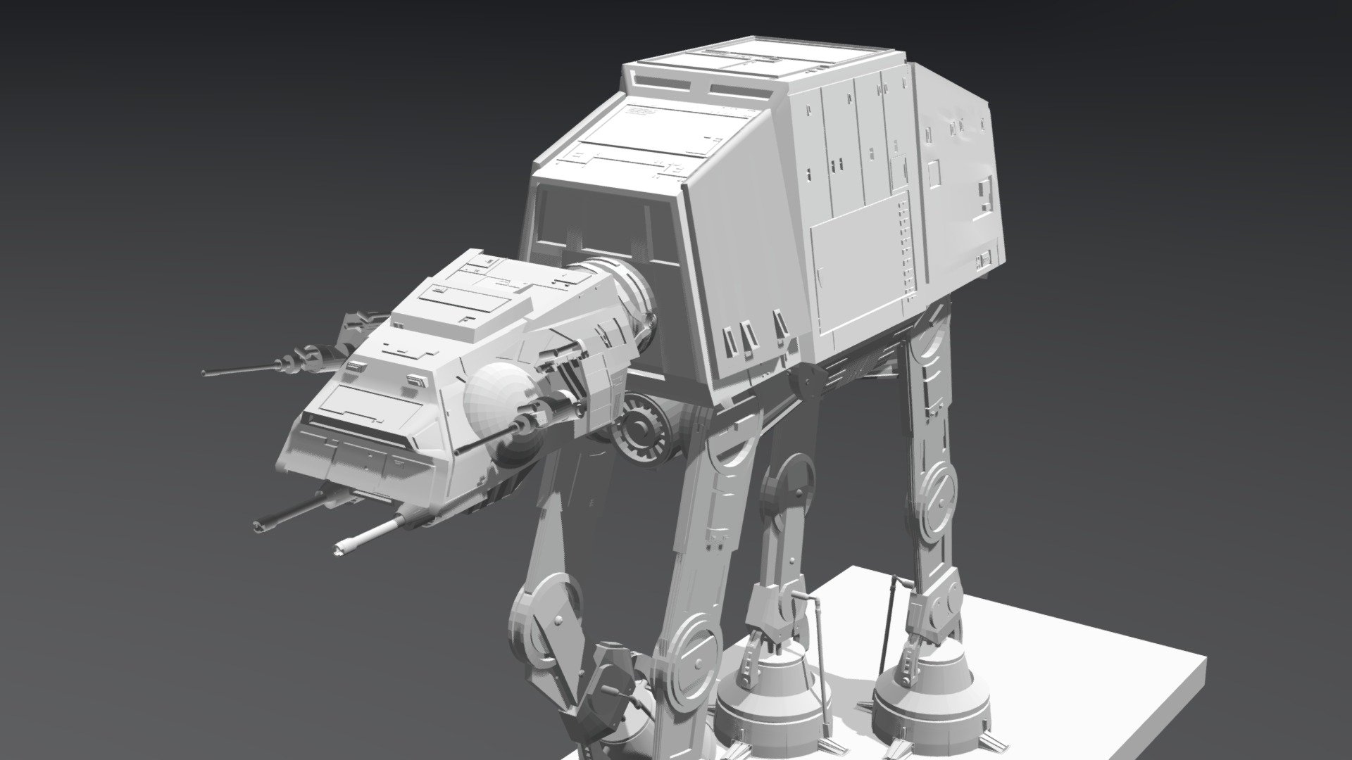 AT-AT - 3D model by Deine Reflixion (@grindman) [0c46f86] - Sketchfab